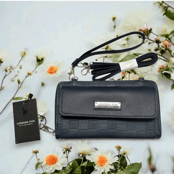 London Fog | Bags | London Fog Daisy Large Size Embossed Wallet With ...